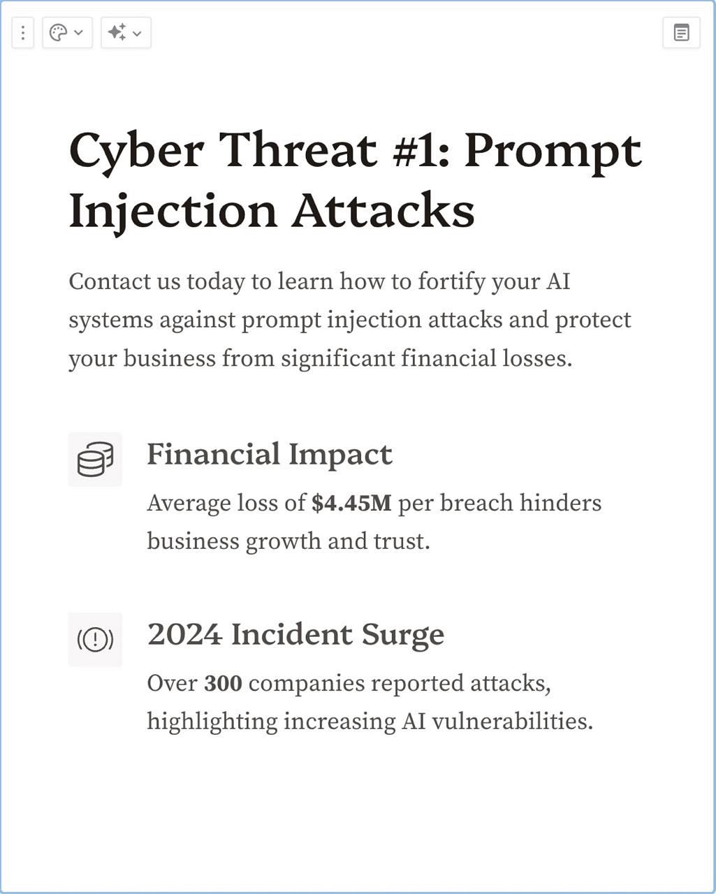 Report on Prompt Injection Attacks: 2025 Implications for AI ...