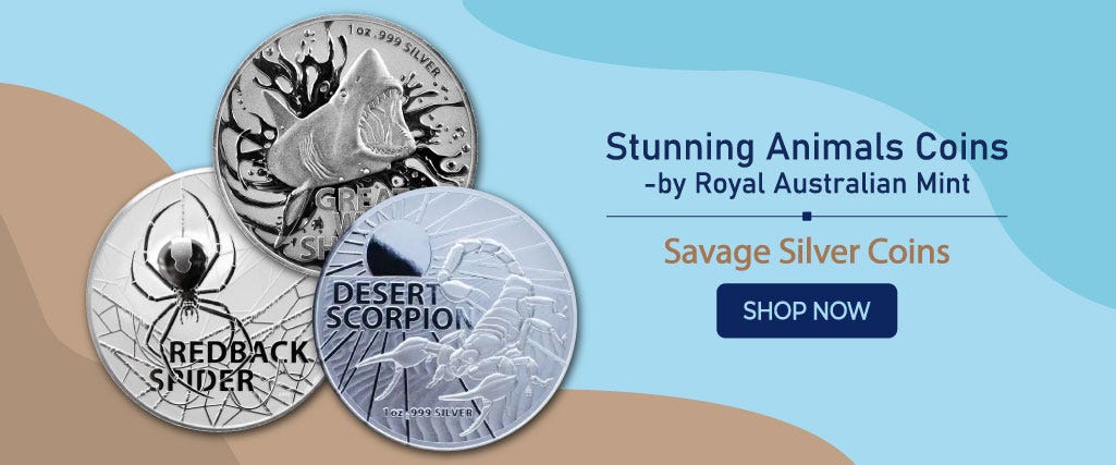 Buy Dangerous Animals Silver Coins | Bold Precious Metals | by BOLD ...