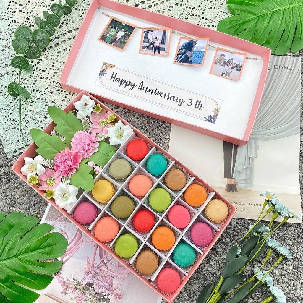 MACARON FLOWER!!!Jual Macaron Wa 0819-1209-0006 Macaron Box Di Bandung ...