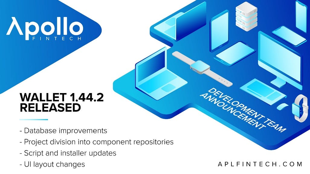 Update Your Apollo Wallet. Download Wallet version 1.44.2. | by Apollo ...