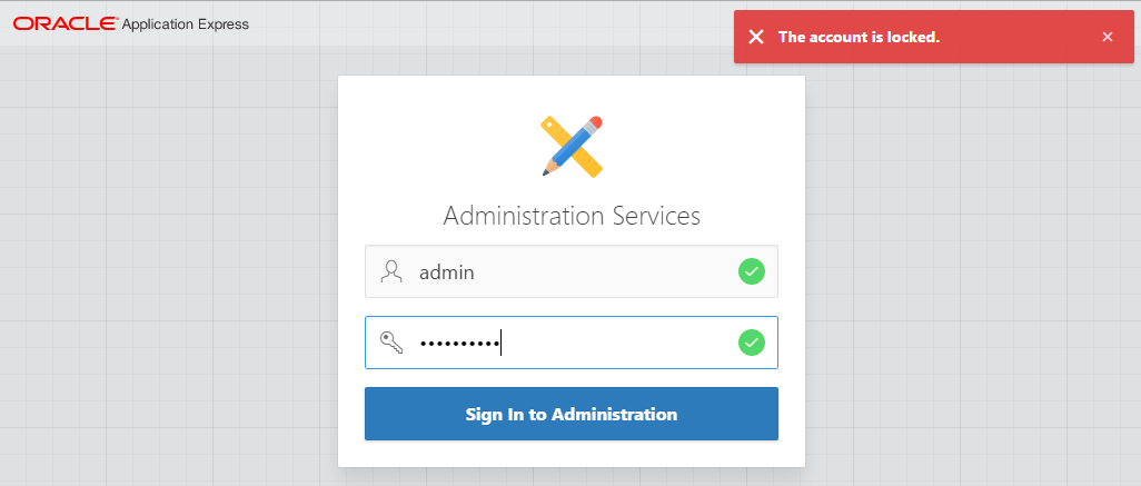 Unlock Oracle APEX Admin account - Plamen Mushkov - Medium