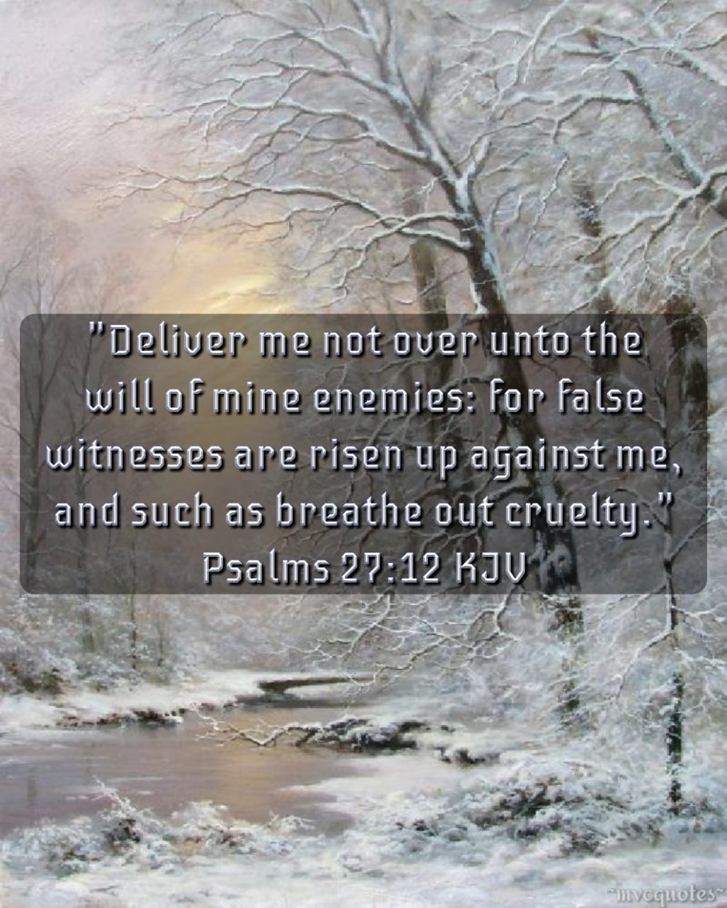 Psalms 27:12 #mvcquotes #KJV #Bible #GOD #YHWH #JesusChrist #HolySpirit ...