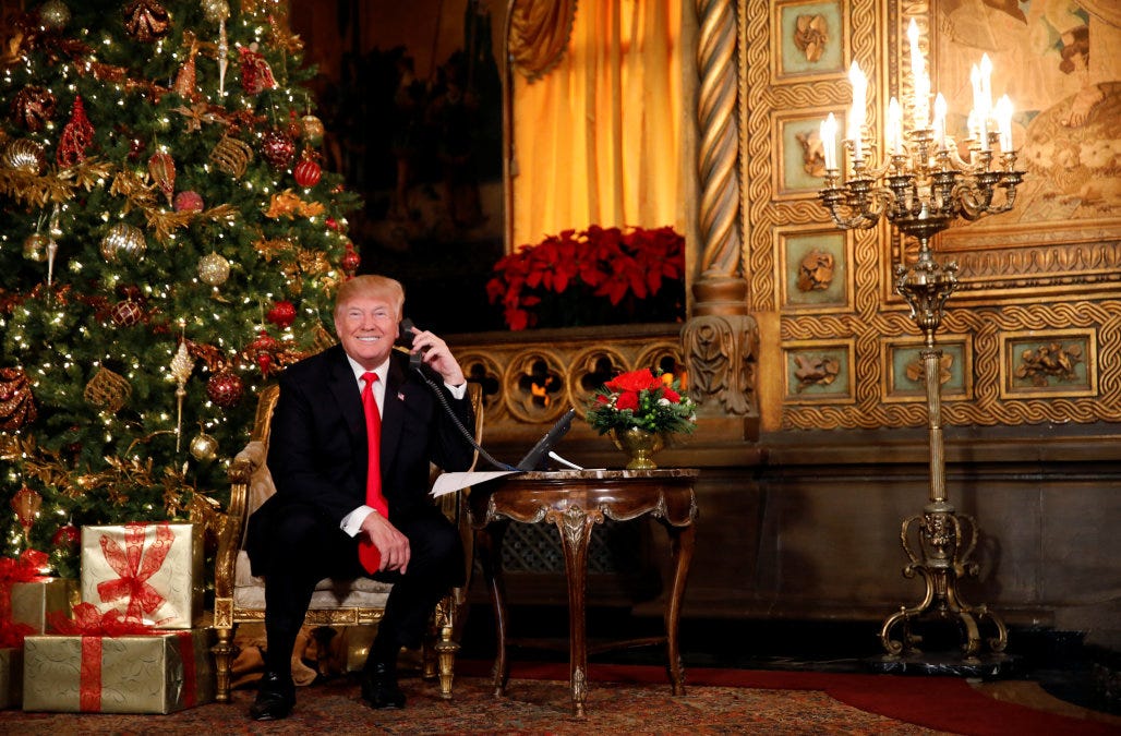 Donald Trump’s Christmas Menu. Because every dish says so much about a ...