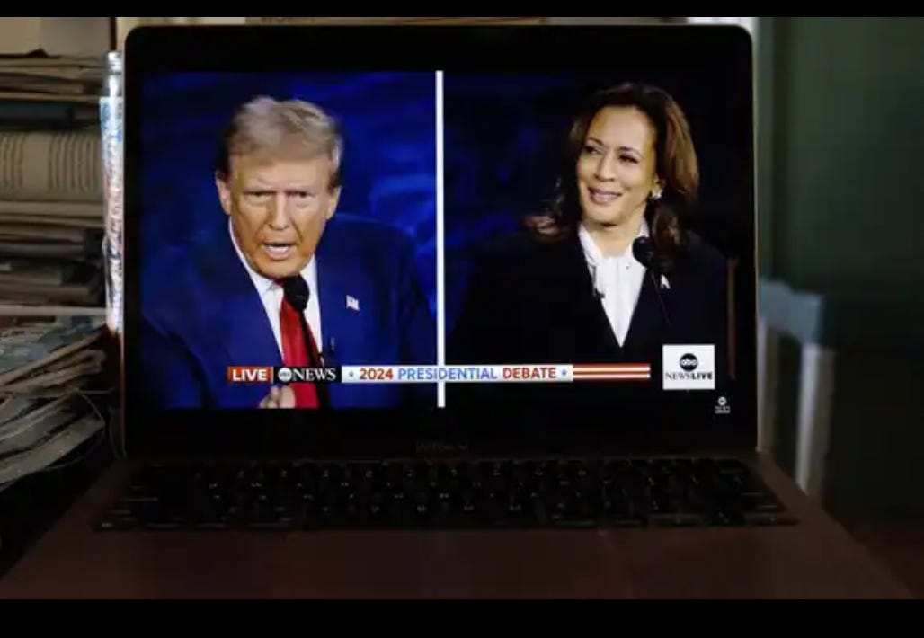 Scoffs, smiles, squints: how Kamala Harris’s face spoke volumes in ...