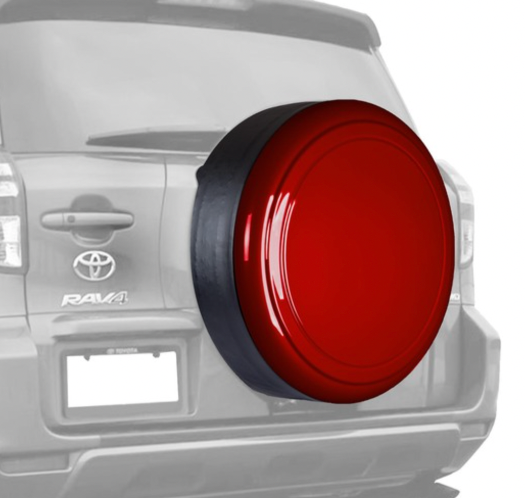 Color-Matched Rigid Tire Cover — Toyota RAV4 (2006–2012 ...