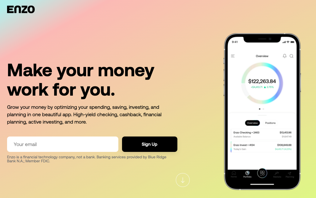 Enzo Raises $3 Million to Help Millennials Optimize Spending, Grow ...
