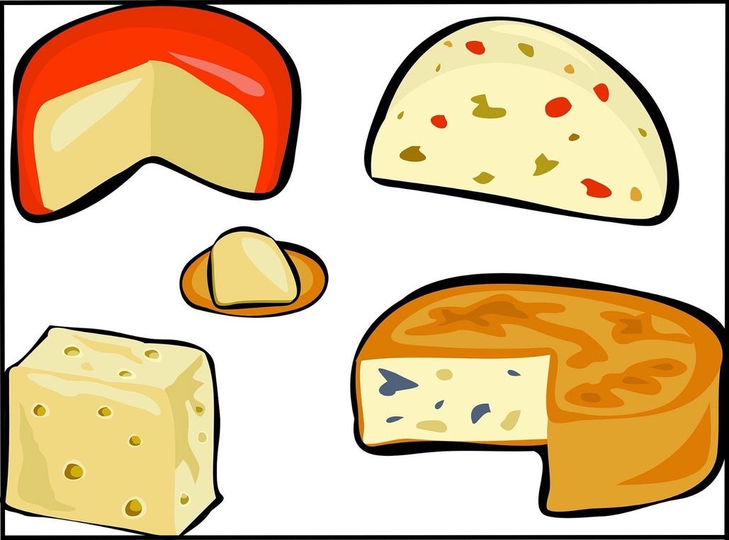 Five Cheese Haiku. №1 — №5 | by Mary L. Holden | No Crime in Rhymin ...