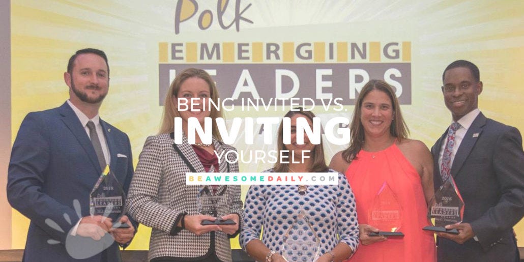 Being Invited vs Inviting Yourself | by Chrissanne Long | It's Your Turn