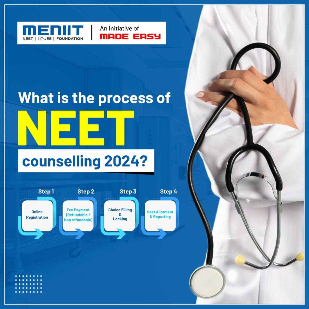 What is the process of NEET Counselling 2024? | by MENIIT | Aug, 2024 ...