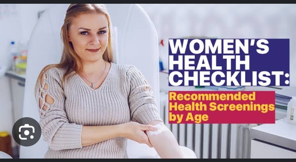The ultimate women health checklist you cant afford to ignore. - Kamil ...