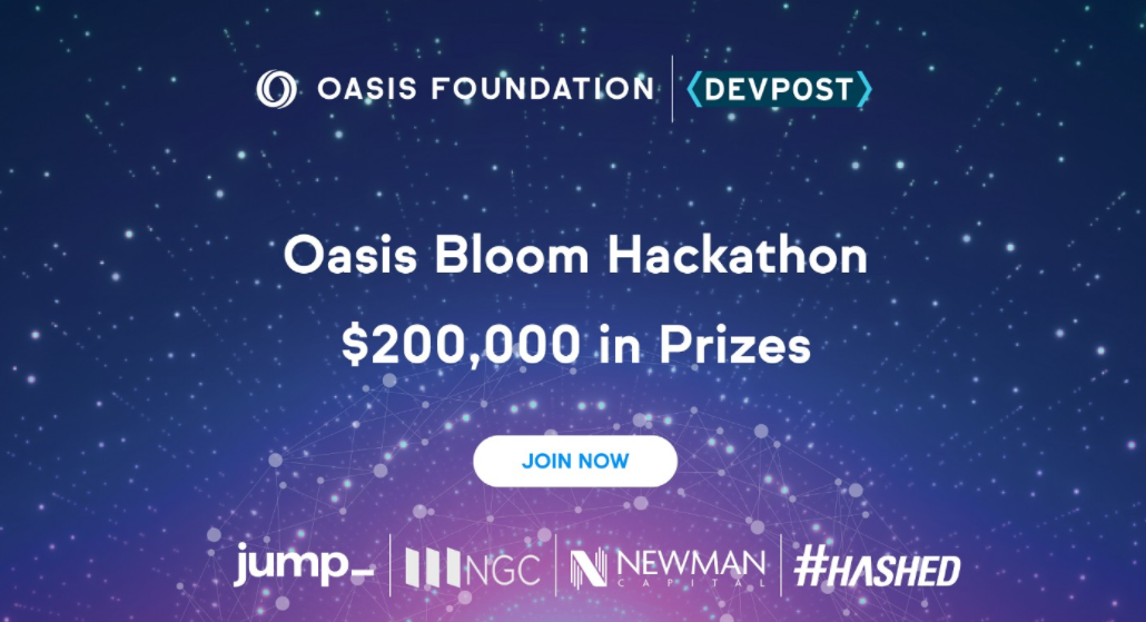 Anunciando $200,000 dólares no Oasis Bloom Hackathon | by PC | Oasis Foundation Português | Medium