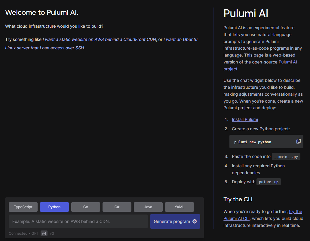 Pulumi AI — Leveraging LLMs for IaC with GCP | by Jasbir Singh | Google Cloud - Community | Medium