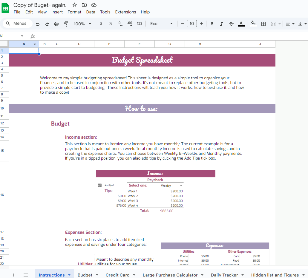 On Budget Spreadsheets. This post is just a rant, not a… | by Evan ...