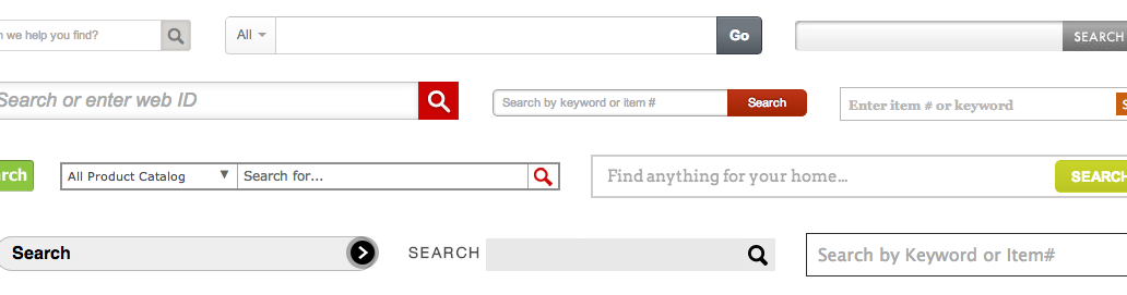E commerce “Search” button. Importance and issue with search button ...