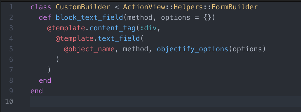 Using A Custom FormBuilder. One of the the best parts of building a… | by Matt Migliore | Medium