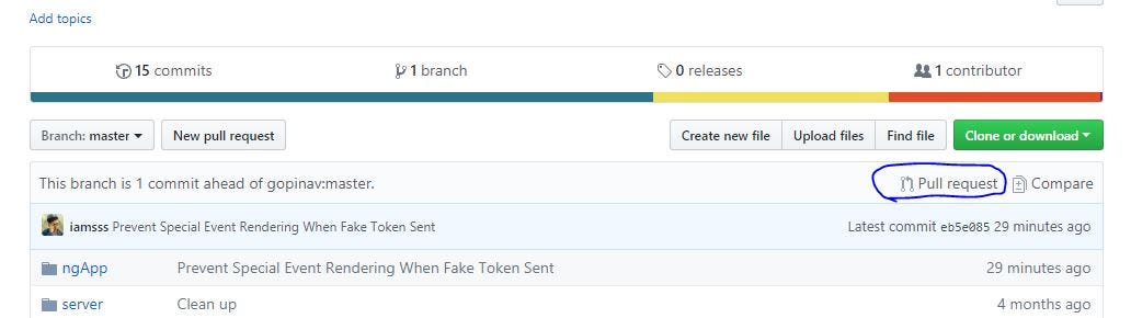 Create Pull Request in GitHub. Step 1 : Go to the desire Repository in ...