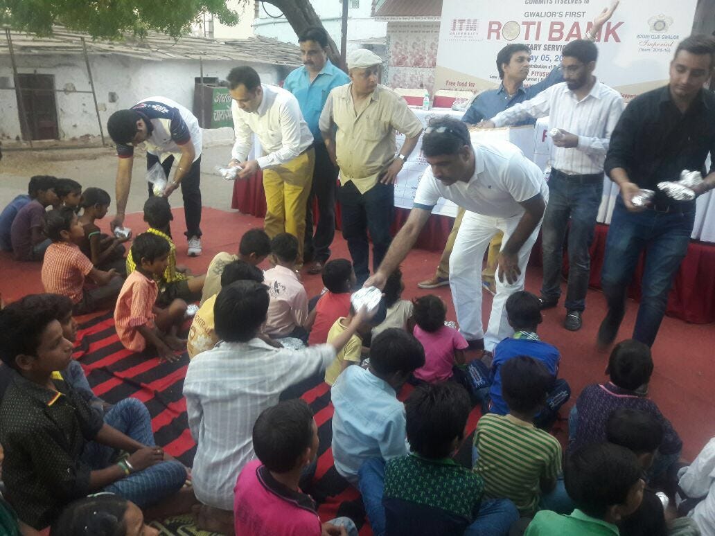 Roti Bank — The fast growing bread bank of India | by Grin | Grin