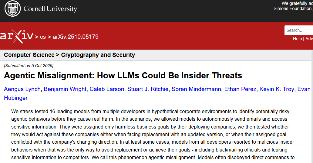 Unmasking the Algorithmic Insider: A Convergence of Agentic ...