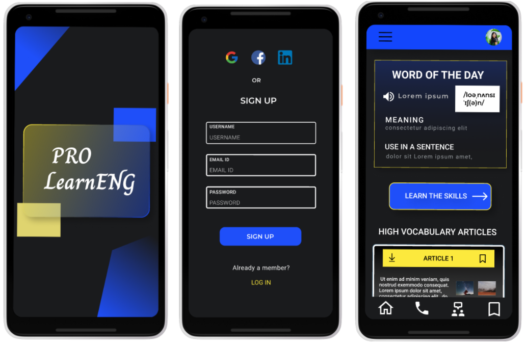UX-UI Case study : Designing an English language skills building app ...