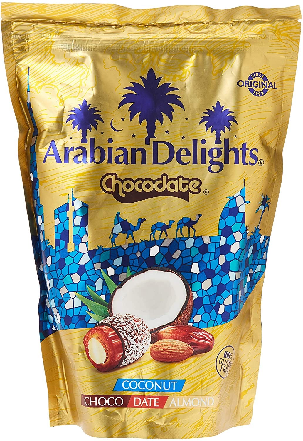 Arabian Delights Coconut Chocodate — 250 gm - Chocodate UAE - Medium