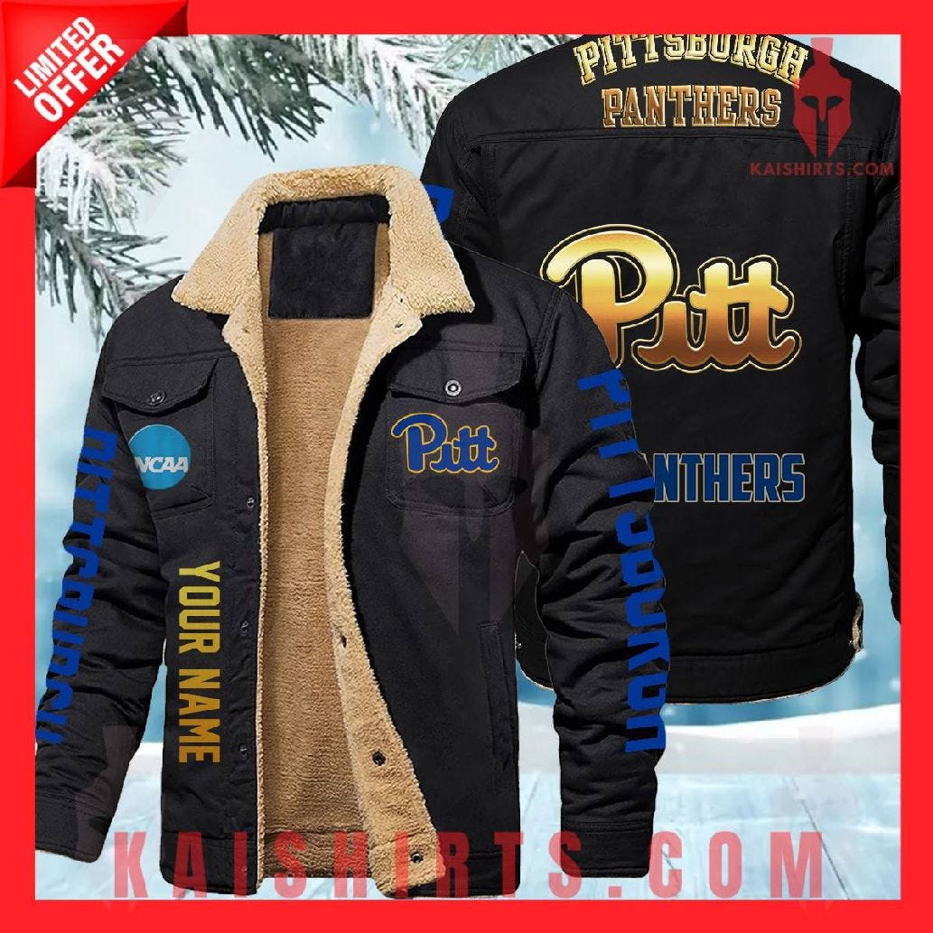 Pittsburgh Panthers NCAA Fleece Leather Jacket | by Eyamtigresz | Dec ...