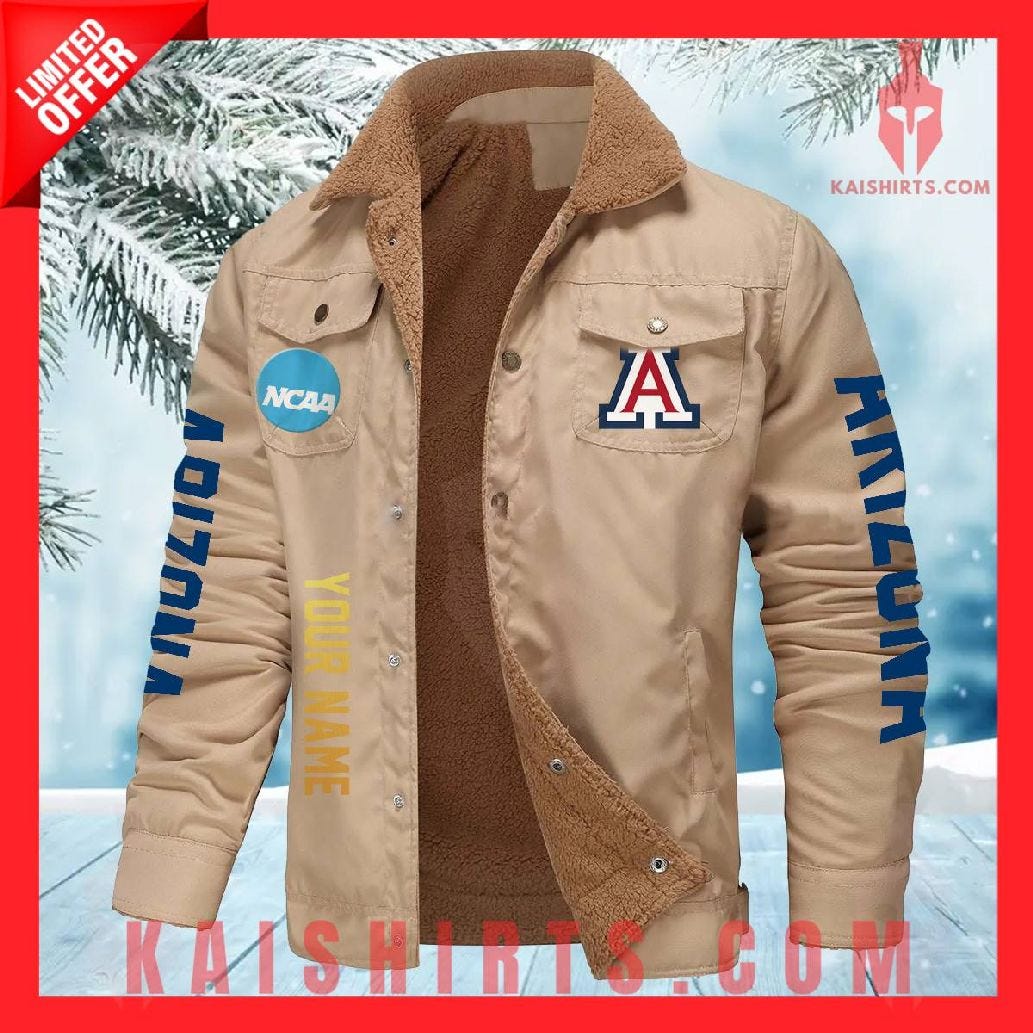 Arizona Wildcats NCAA Fleece Leather Jacket | by Eyamtigresz | Dec ...
