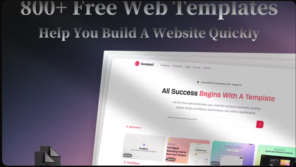 🌟 800+ Free Template Collection Every Developer Should Know 🚀 | by Let ...