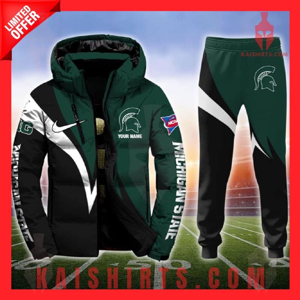 Michigan State Personalized Puffer Jacket Set | by Ileouaraso | Jan ...