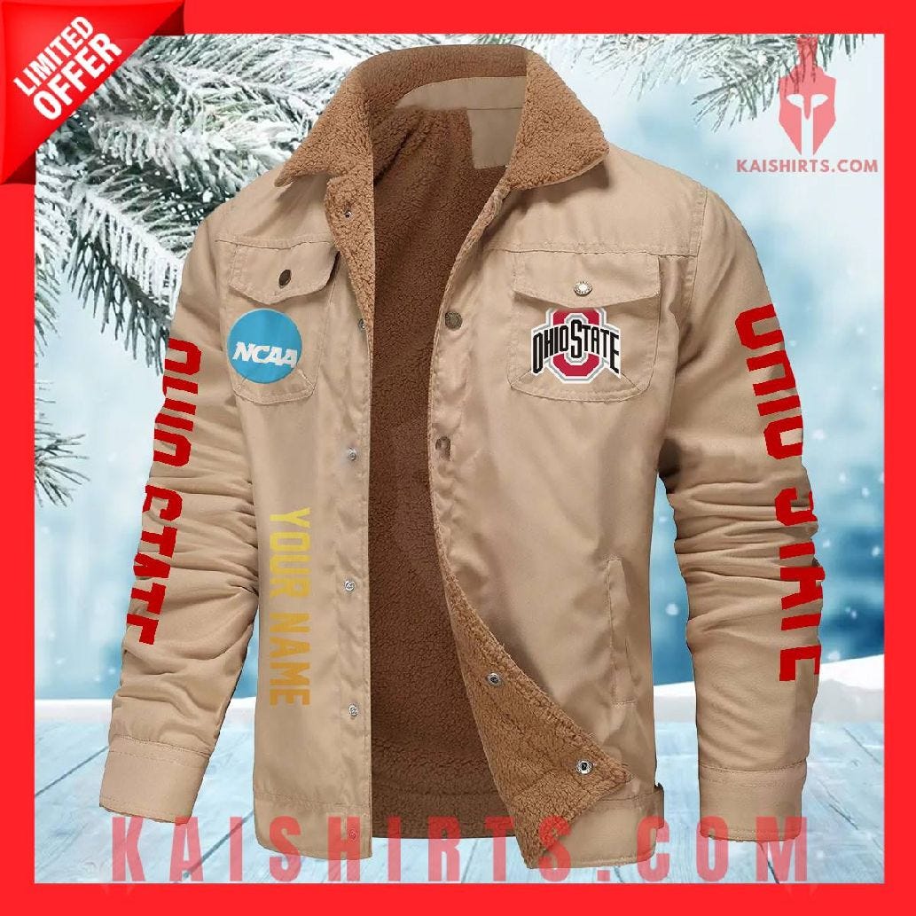 Ohio State Buckeyes NCAA Fleece Leather Jacket | by Ileouaraso | Dec ...