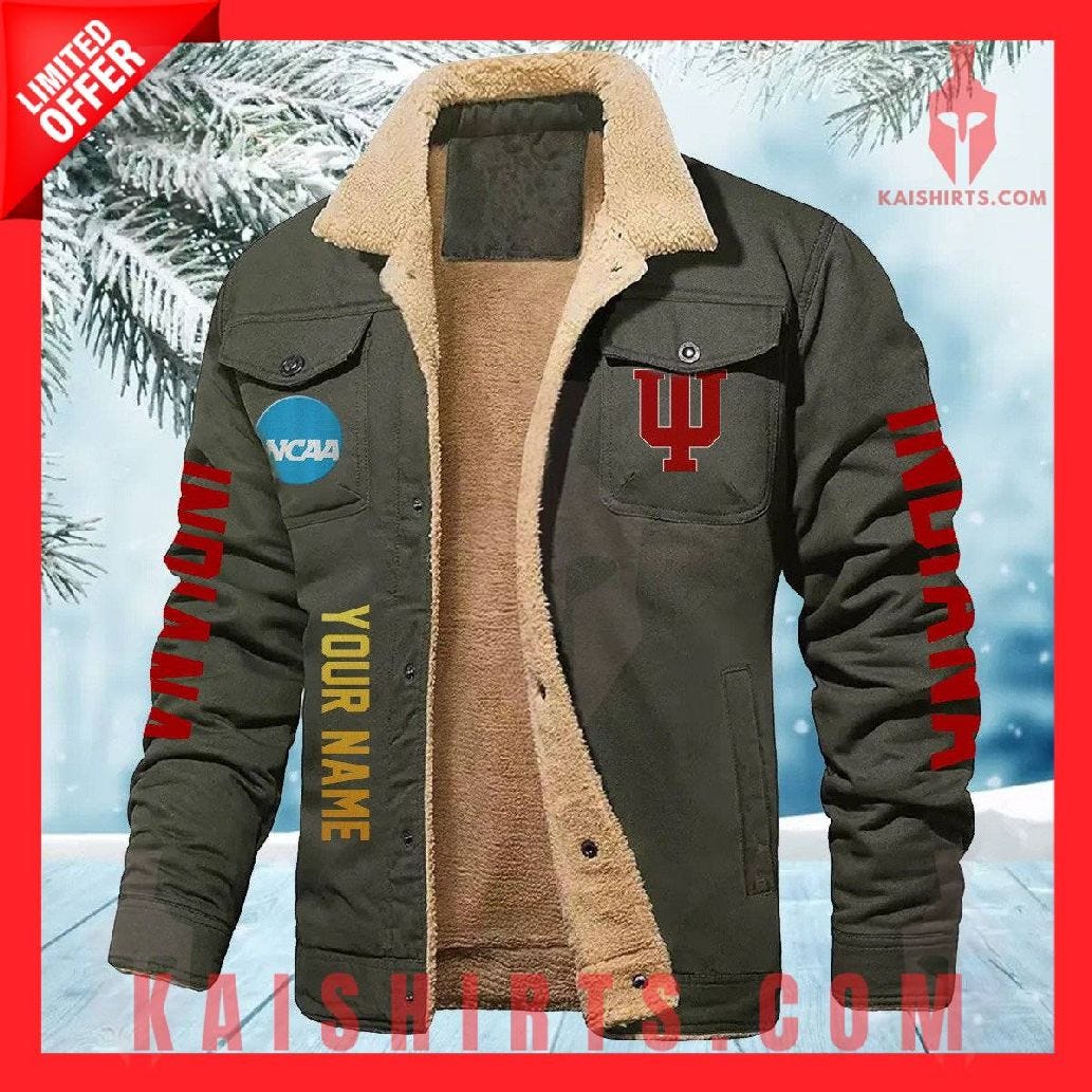 Indiana Hoosiers NCAA Fleece Leather Jacket | by Eyamtigresz | Dec ...