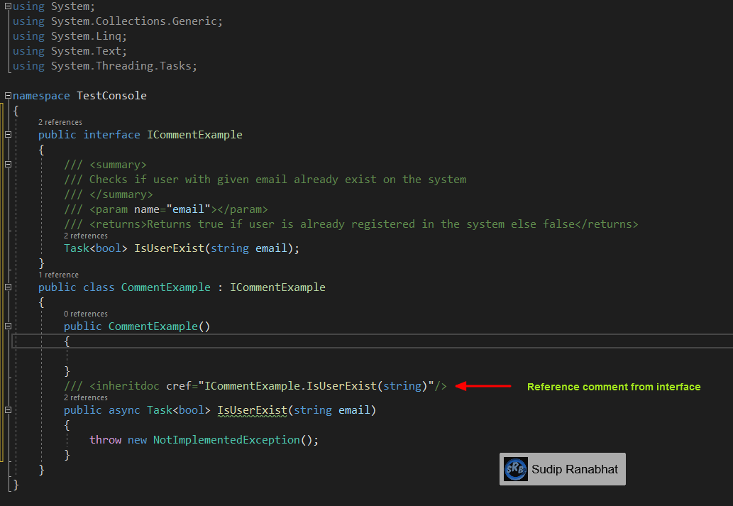 Comments and Documentation in the Interface C# - Sudip Ranabhat - Medium