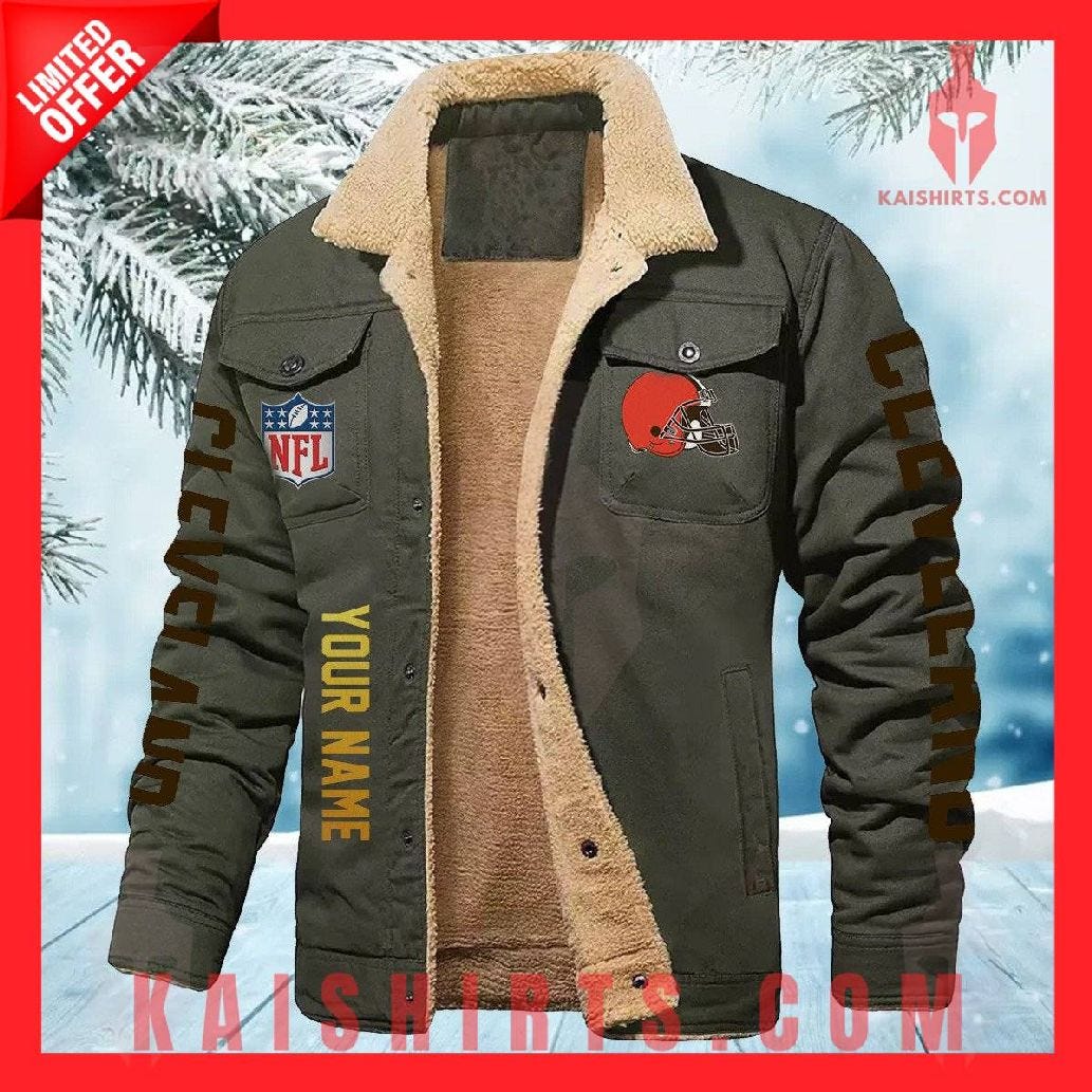 Cleveland Browns NFL Fleece Leather Jacket | by Ileouaraso | Medium