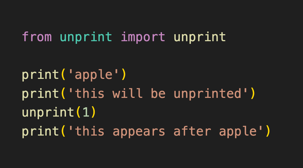 I Created A Python Package To Unprint Stuff | by Liu Zuo Lin | Level Up Coding