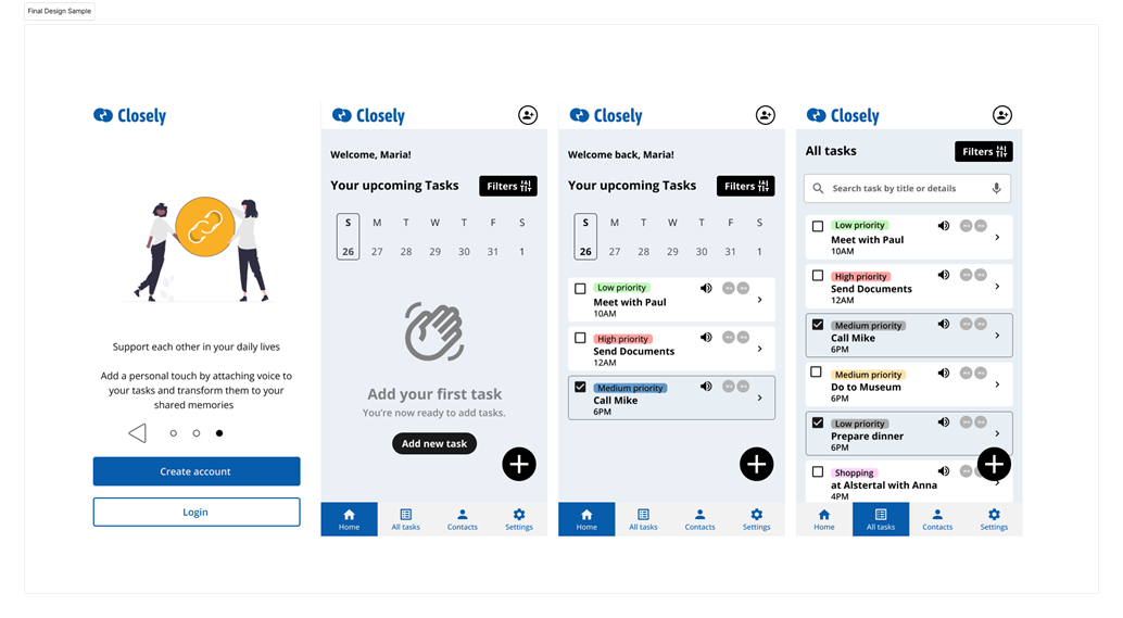 A closer look at the “Closely”-App: Stay Connected and on Track | by TechLabs Hamburg | Medium