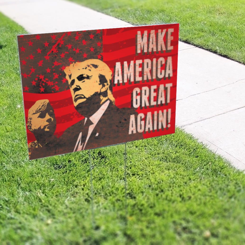 Startling Trump Yard Signs Found in Indiana | by Benjamin Morrow | Medium