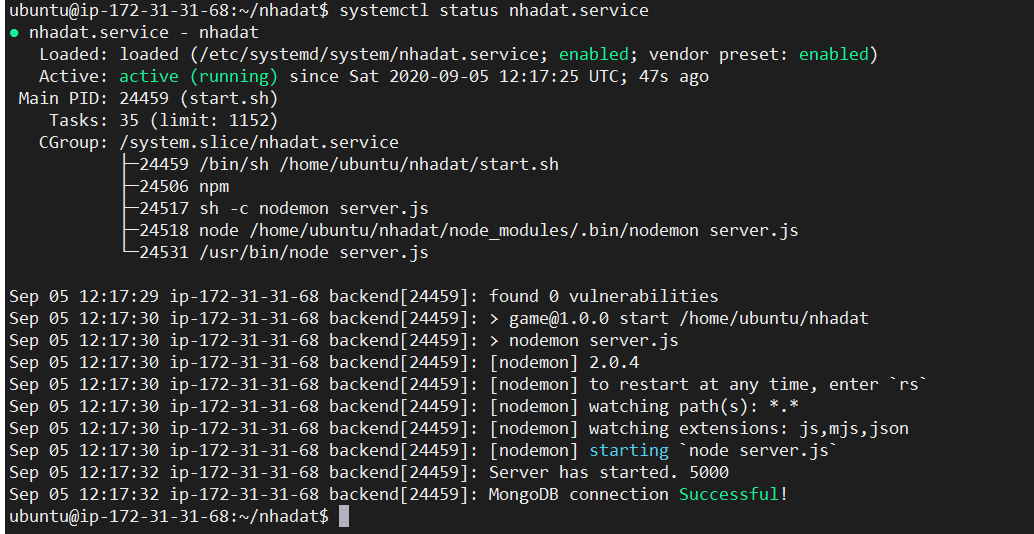 Deploy Backend to Linux Server. Create myapp.service file | by listen ...