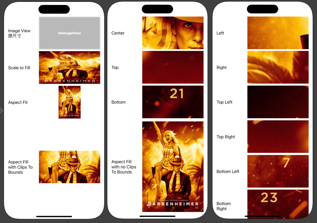 ②⑧研究 UIImageView 的 Content Mode. ft. 芭本海默迷因 (Barbenheimer) | by Min | 彼得潘的 Swift iOS App 開發教室 ...