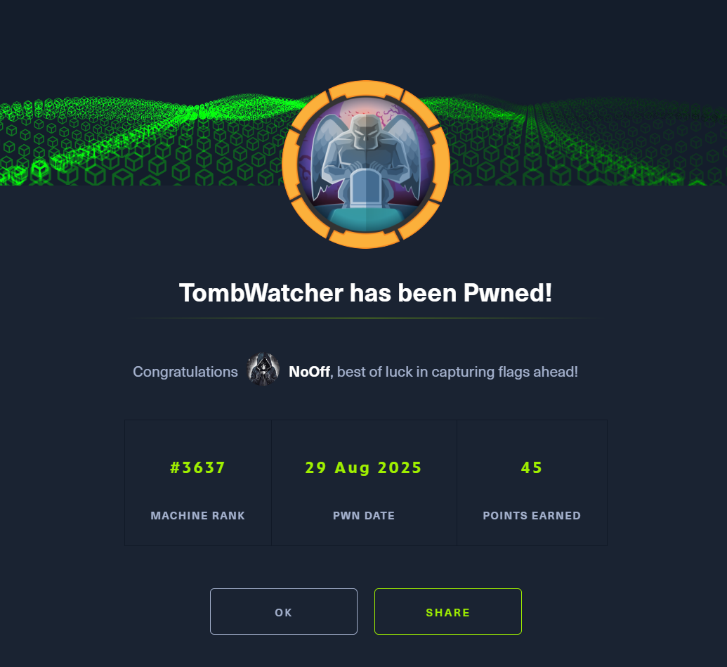 TombWatcher Writeup (HackTheBox Medium Machine) | by Ivan Daňo | Medium