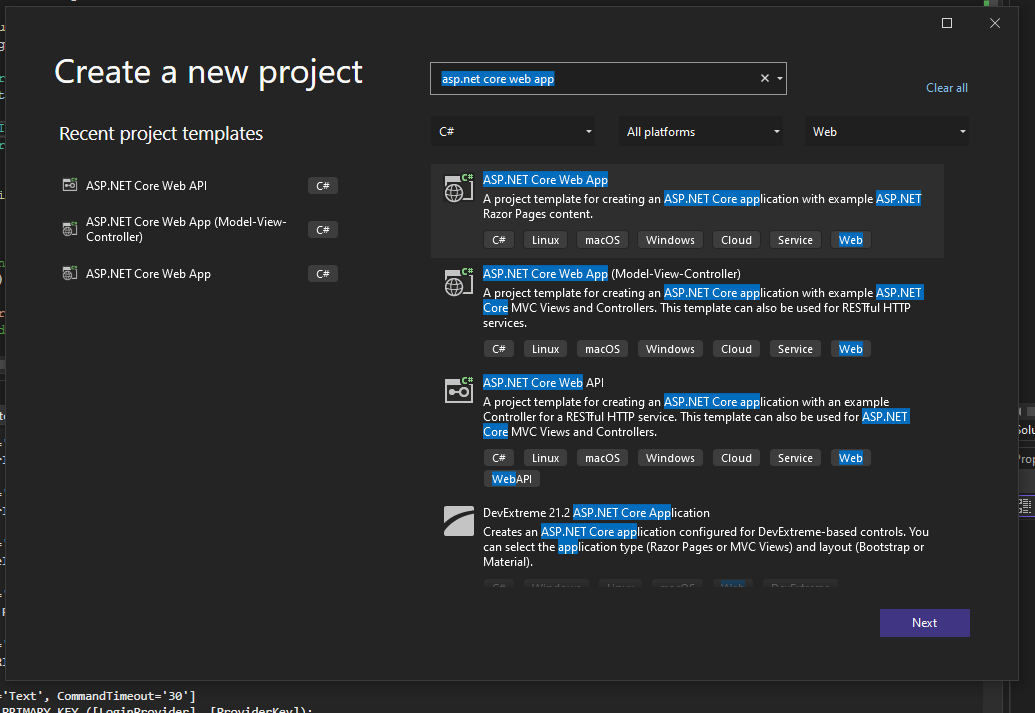 Asp.net Core Identity framework core change primary key from string to int and customs table ...