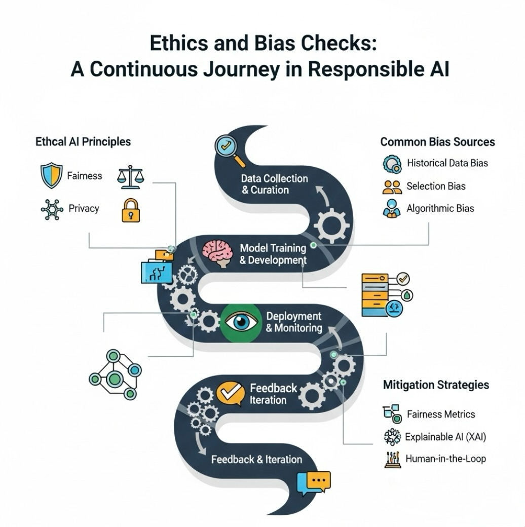 Ethics and Bias Checks: A Continuous Journey in Responsible AI | by ...