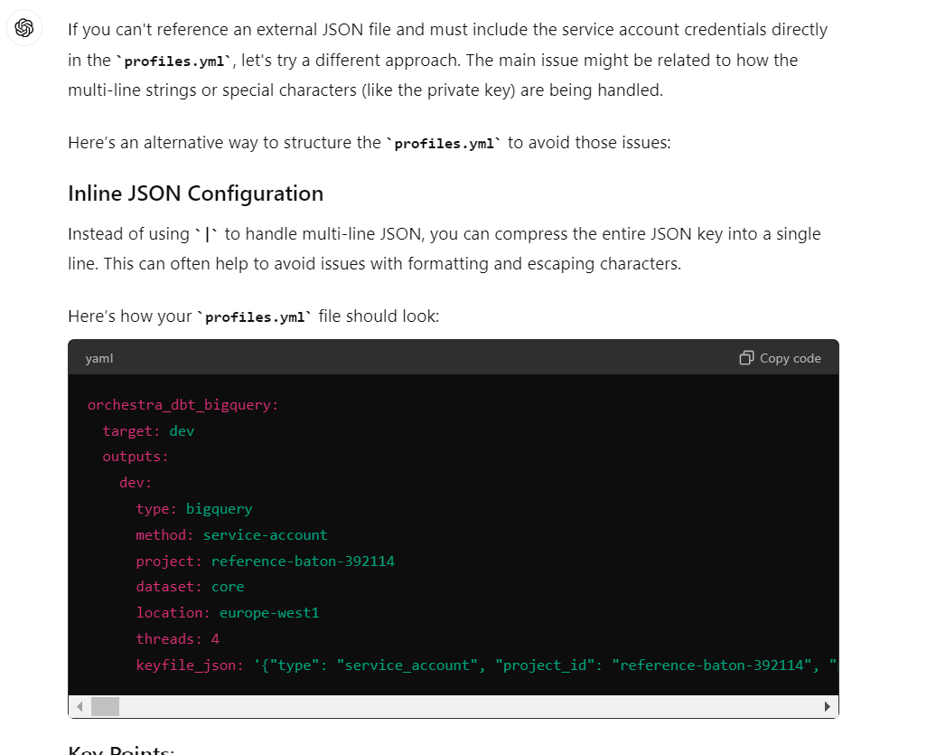 The importance of documentation (BigQuery, keyfile_json, dbt) | by Hugo ... The importance of documentation (BigQuery, keyfile_json, dbt) | by Hugo ...