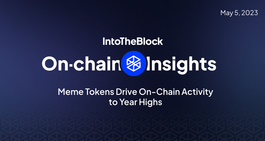 Meme Tokens Drive On-Chain Activity to Year Highs | by Lucas Outumuro ...