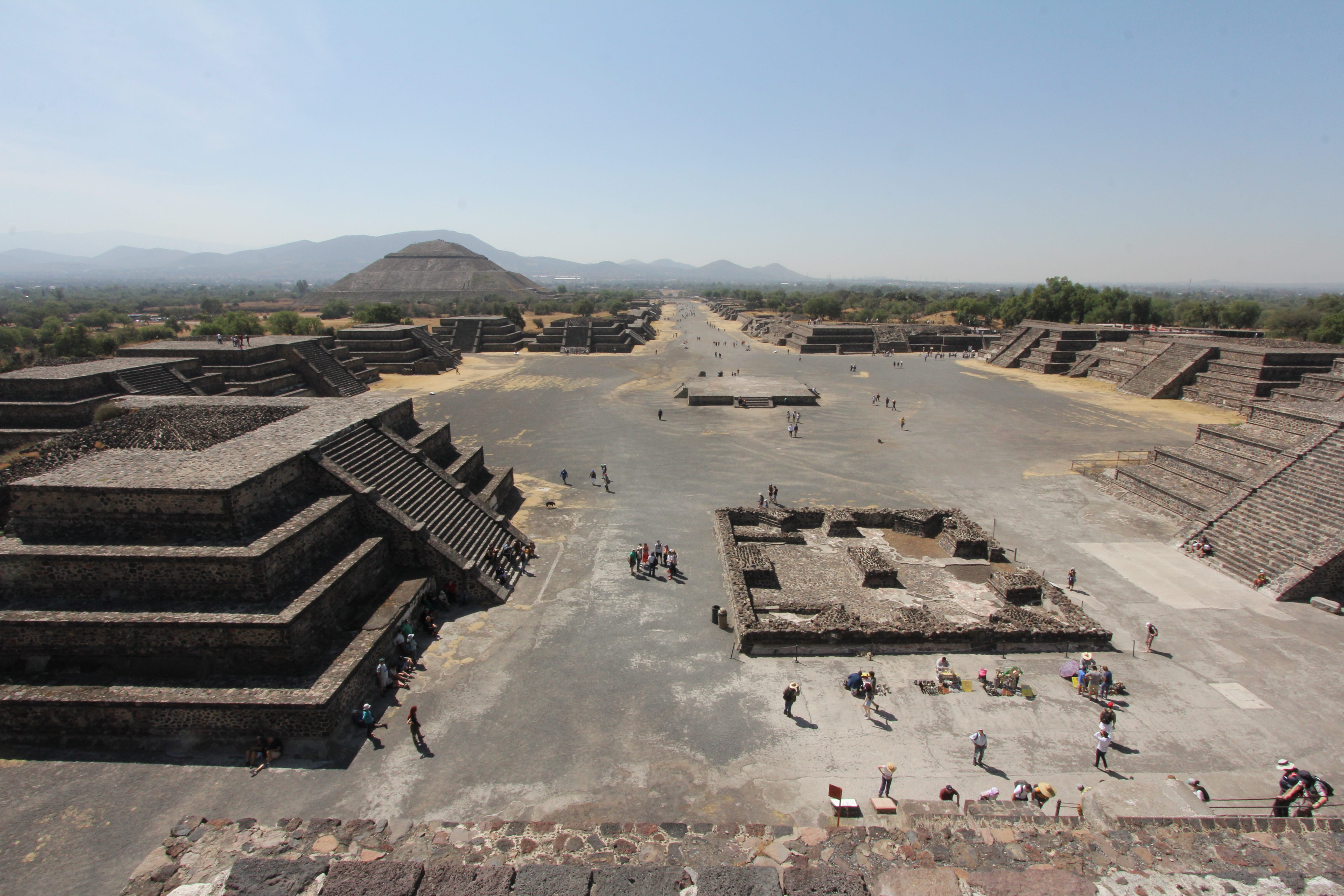 Aztec Pyramid Of The Moon And Sun