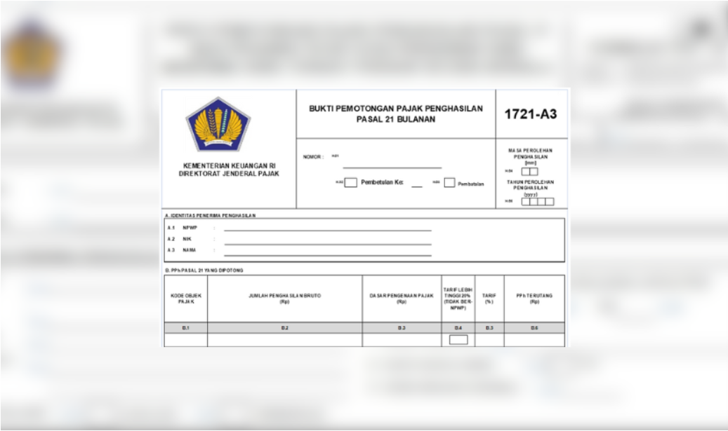 Mengenal Formulir 1721-A3 pada Bukti Potong PPh 21 Bulanan Instansi ... Mengenal Formulir 1721-A3 pada Bukti Potong PPh 21 Bulanan Instansi ...