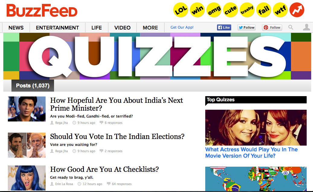 Buzzfeed Quizzes: A New Research Perspective | by Shaikha Al-Hashem ...