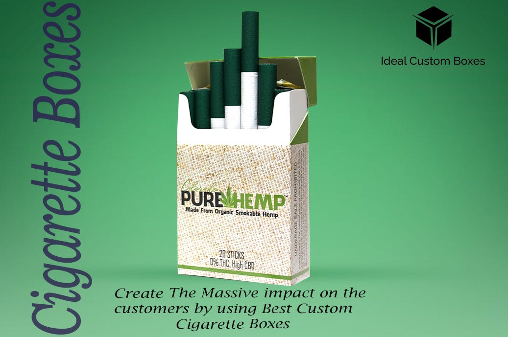 Custom Cigarette Boxes - Isabella - Medium