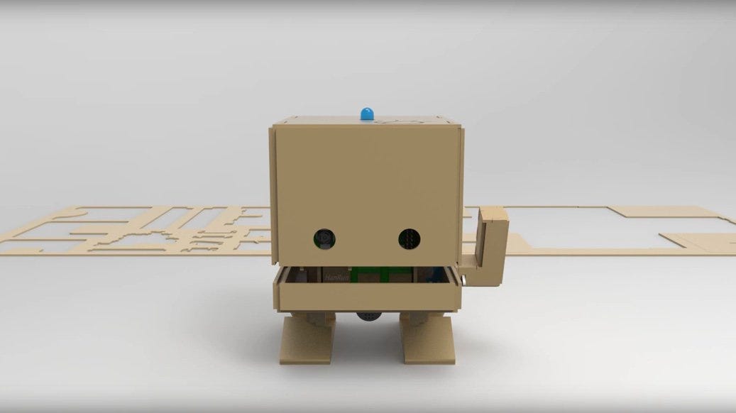 Build yourself a cool cognitive cardboard robot | by Daryl Pereira | Medium