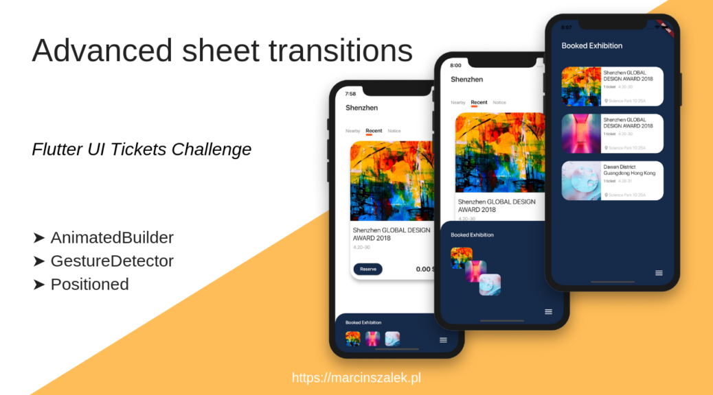 Advanced transitions — UI Tickets Challenge | by Marcin Szałek | Flutter Community | Medium