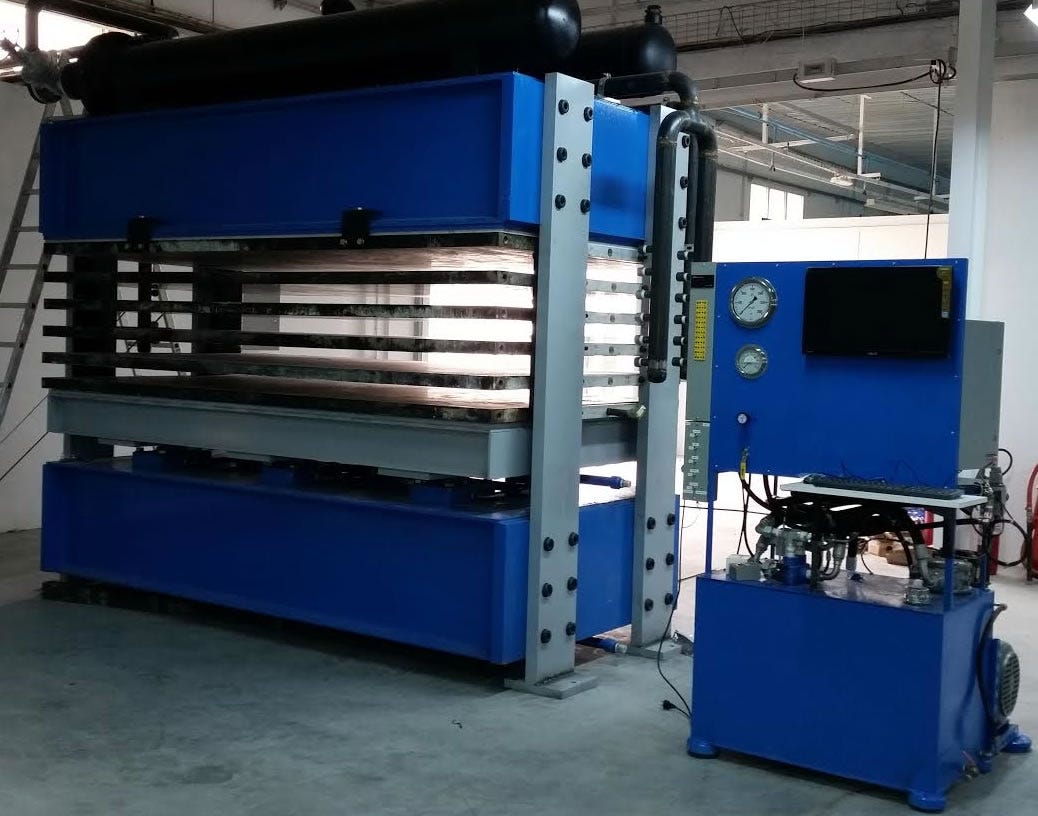 Professional Manufacturer of Hydraulic Hot Press | Woodmac Industries ...