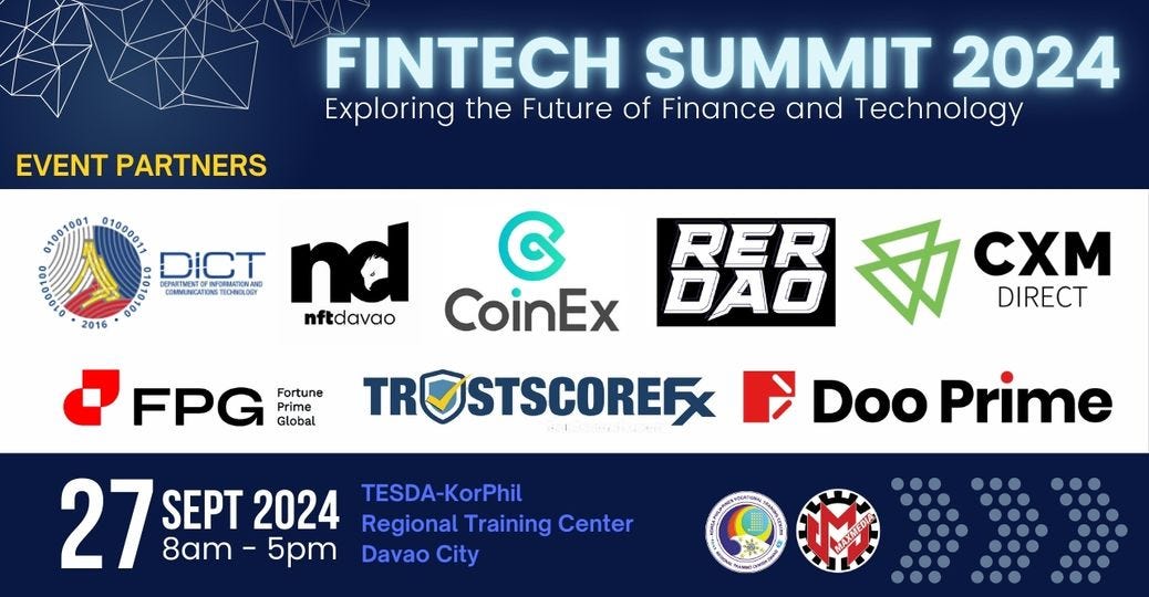 Davao FINTECH SUMMIT 2024. Exploring the Future of Finance &… | by Rod ...